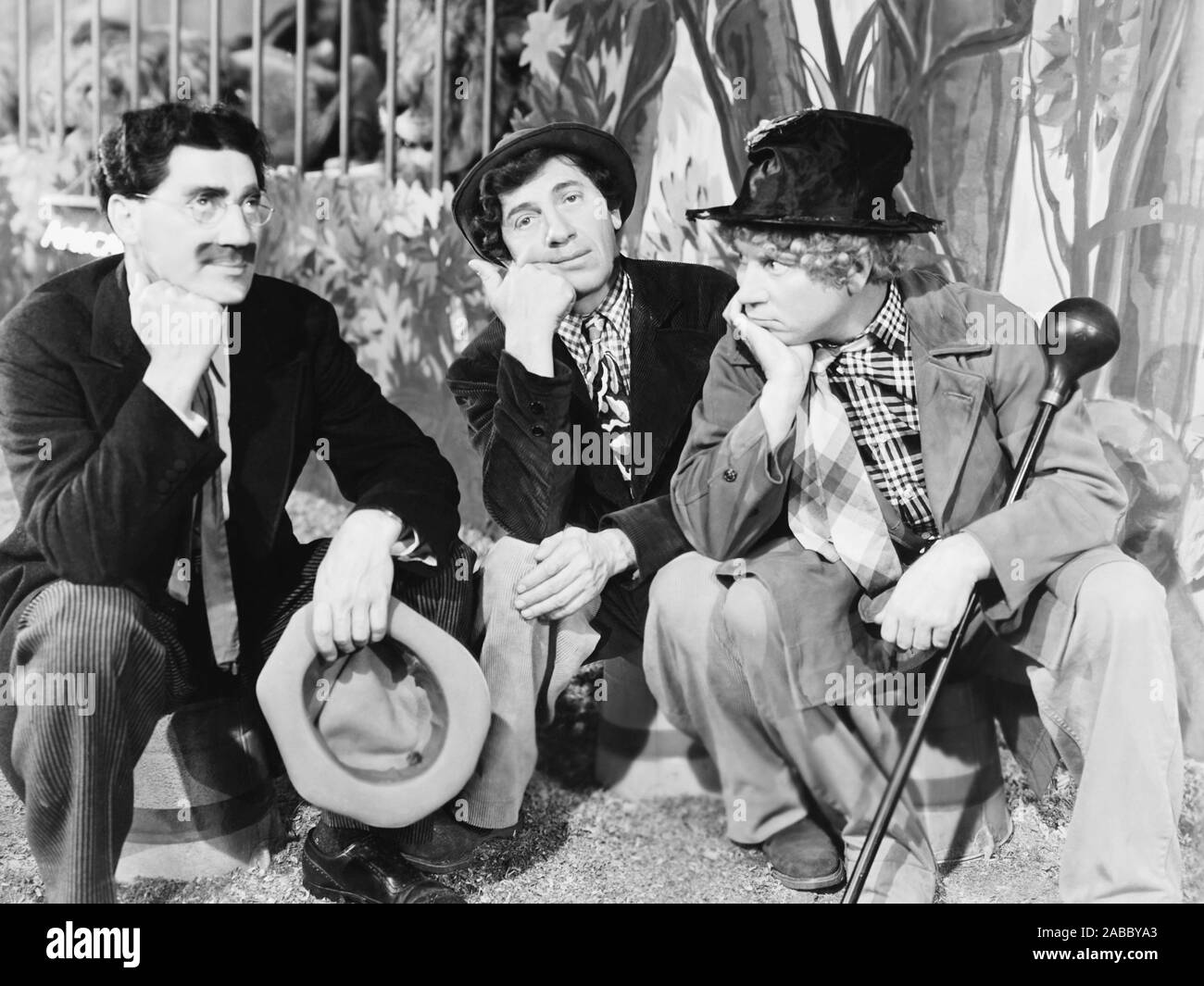 AT THE CIRCUS, from left: Groucho Marx, Chico Marx, Harpo Marx, 1939 ...