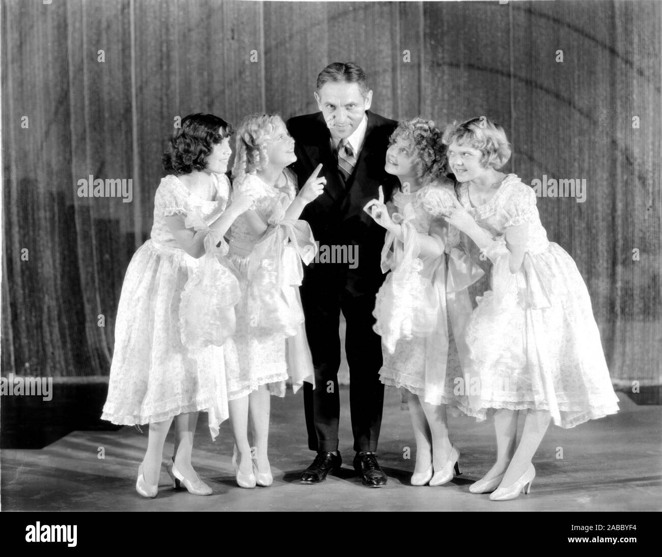 BABY FOLLIES, producer Gus Edwards, surrounded by (from left) Viola ...