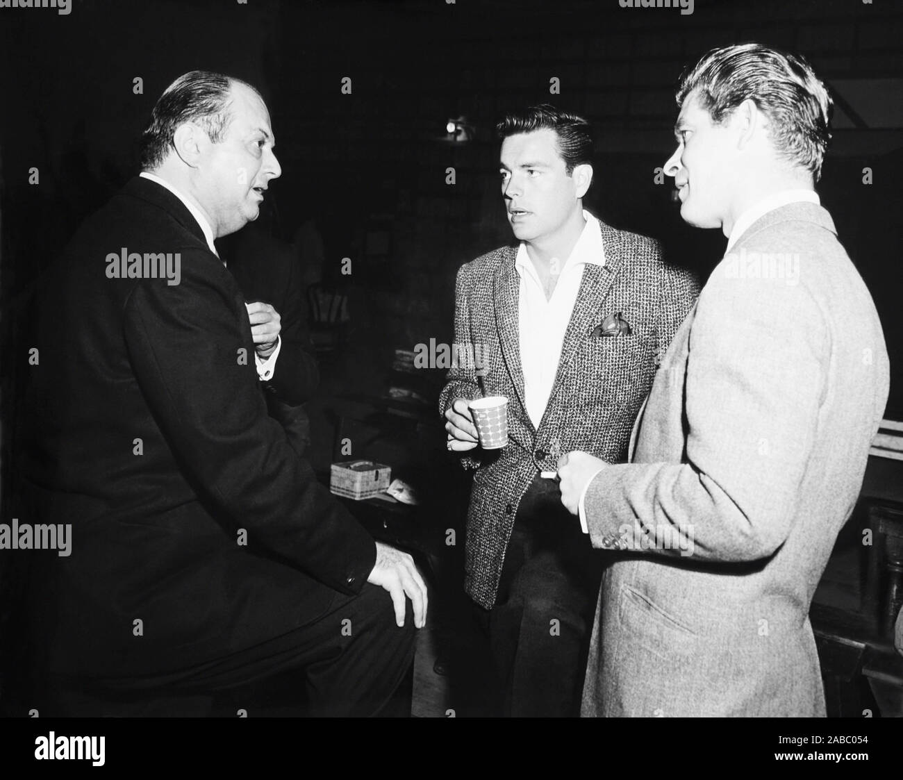 THE BEST OF EVERYTHING, from left: producer Jerry Wald, visitor Robert ...