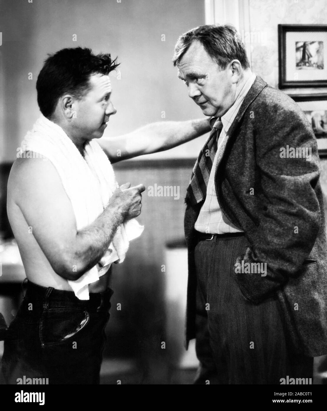 THE BIG WHEEL, from left, Mickey Rooney, Thomas Mitchell, 1949 Stock ...