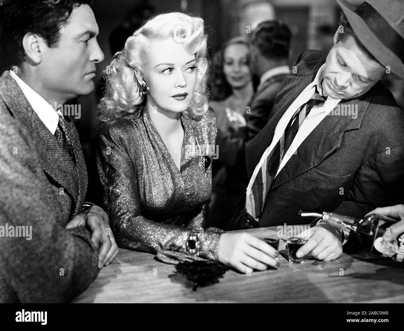 BLACK ANGEL, from left, Freddie Steele, Marion Martin, Dan Duryea, 1946 ...