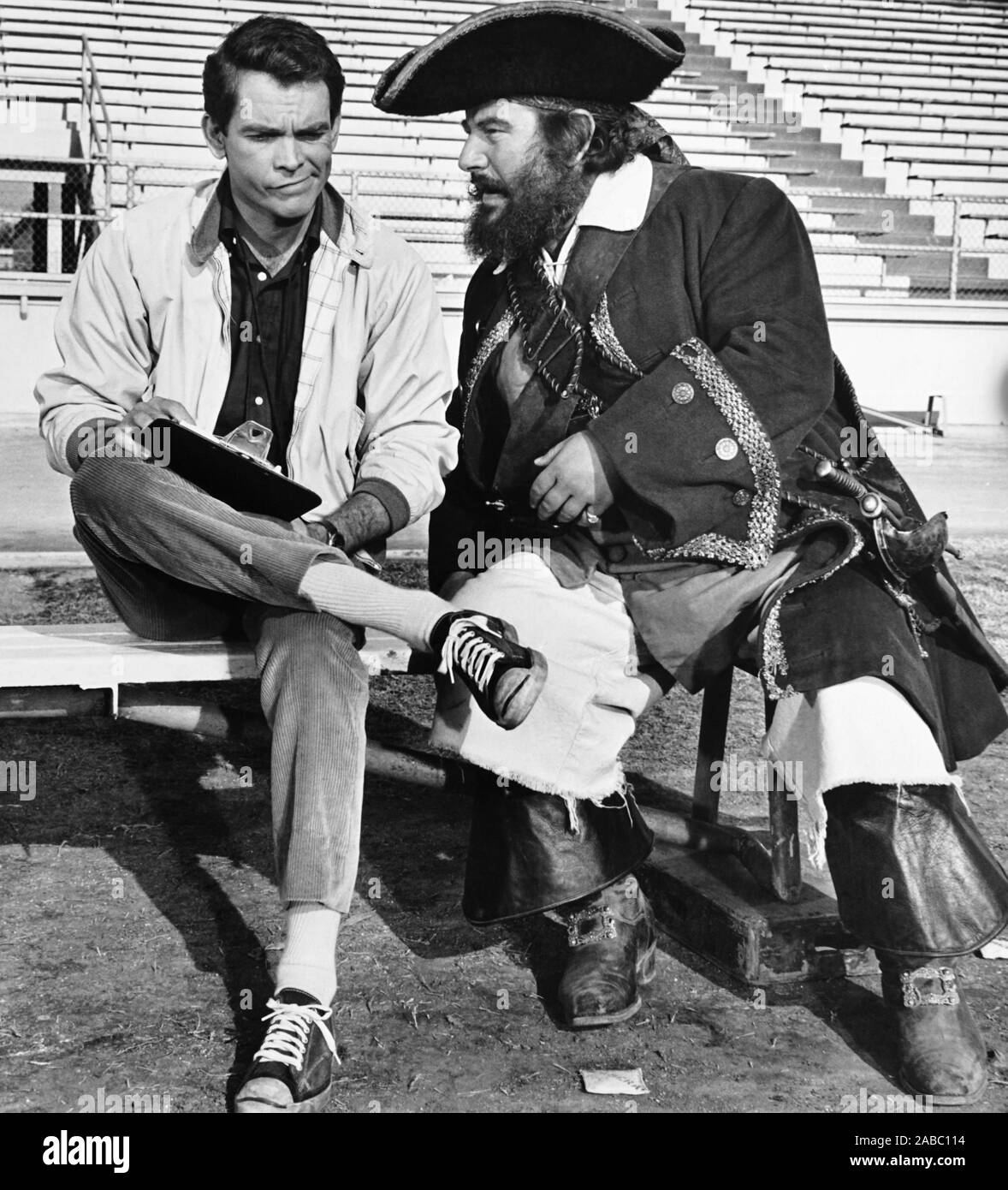 BLACKBEARD'S GHOST, from left: Dean Jones, Peter Ustinov, 1968 Stock ...