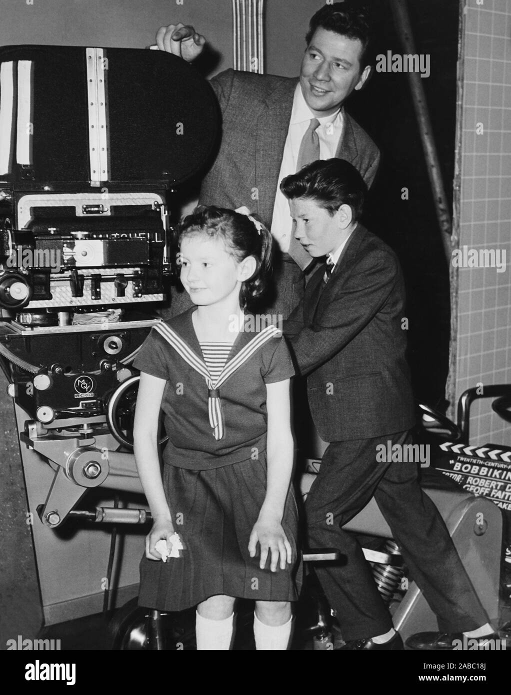 BOBBIKINS, Max Bygraves (ear) with his daughter Maxine Bygraves and son ...