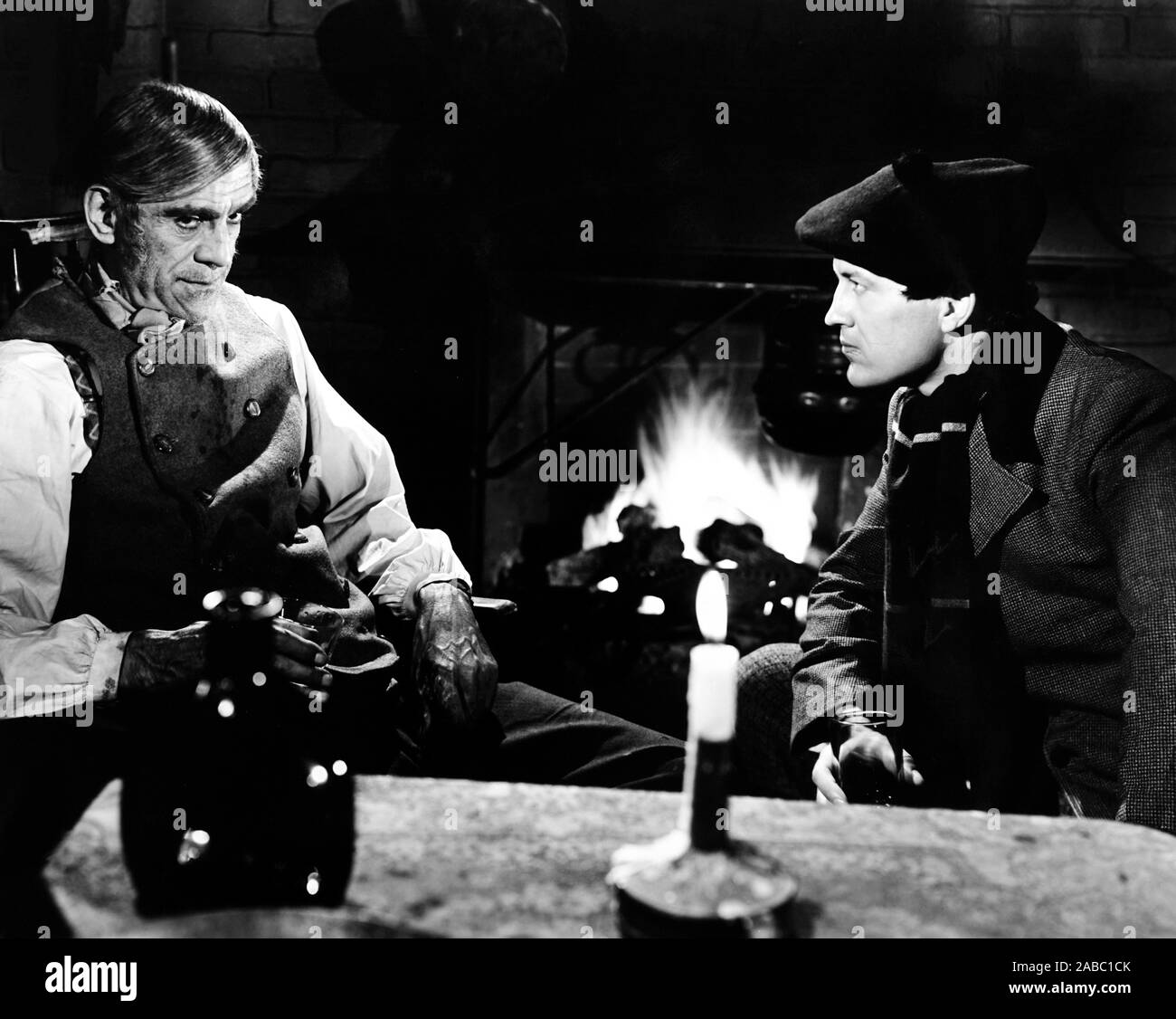 THE BODY SNATCHER, from left, Boris Karloff, Russell Wade, 1945 Stock ...
