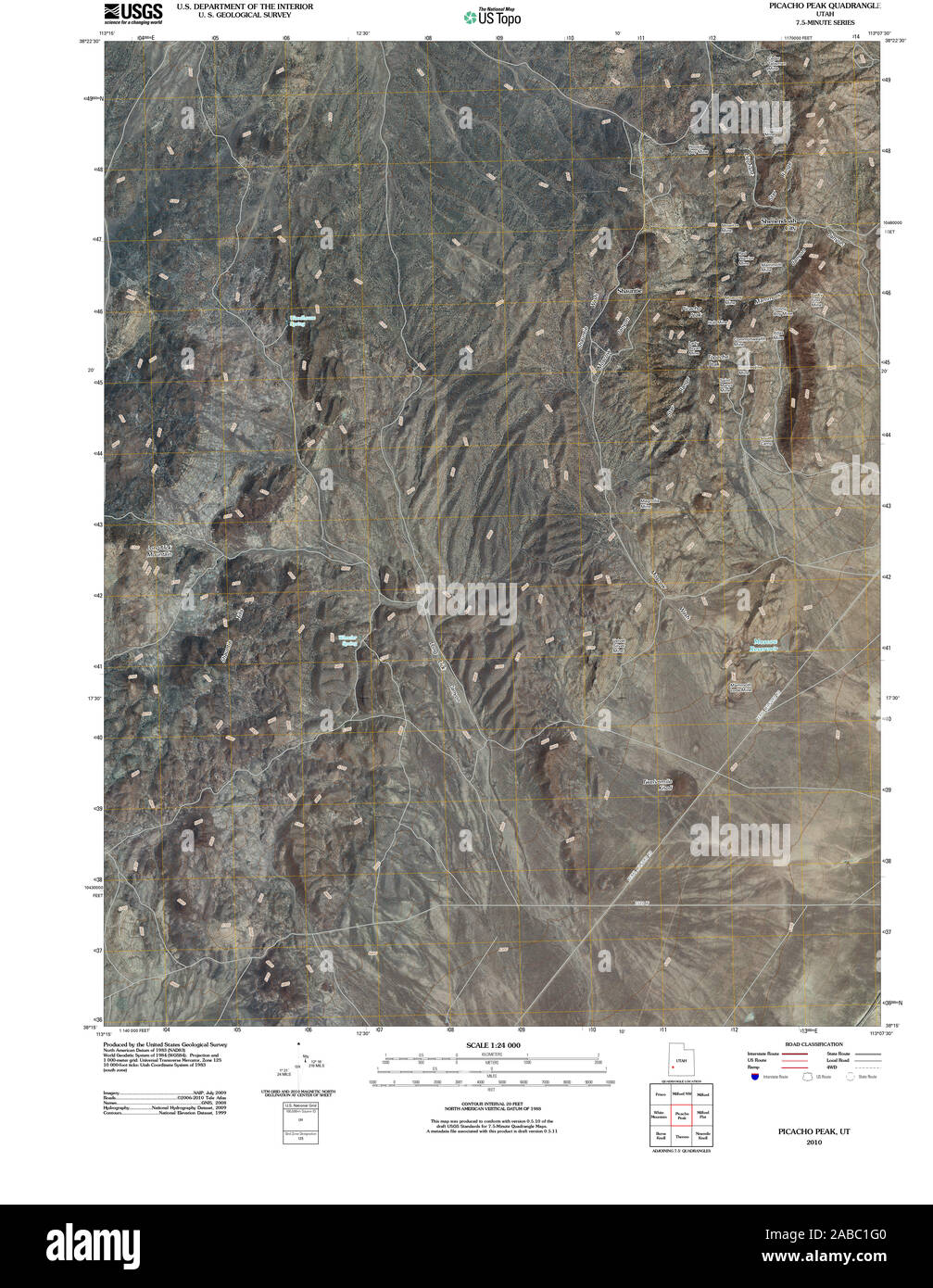 Map of picacho peak hi-res stock photography and images - Alamy