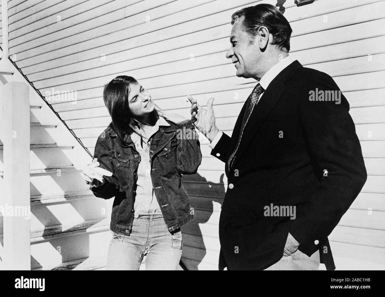 BREEZY, from left: Kay Lenz, William Holden, 1973 Stock Photo - Alamy