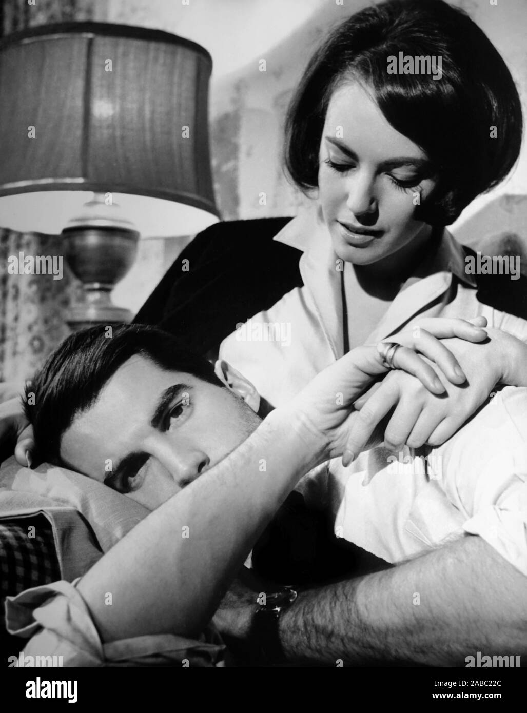 BY LOVE POSSESSED, from left: George Hamilton, Susan Kohner, 1961 Stock ...