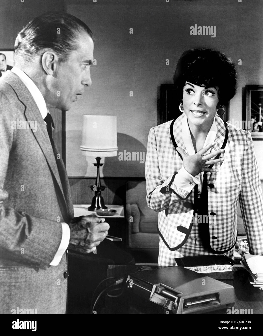 BYE BYE BIRDIE, from left, Ed Sullivan, Janet Leigh, 1963 Stock Photo ...
