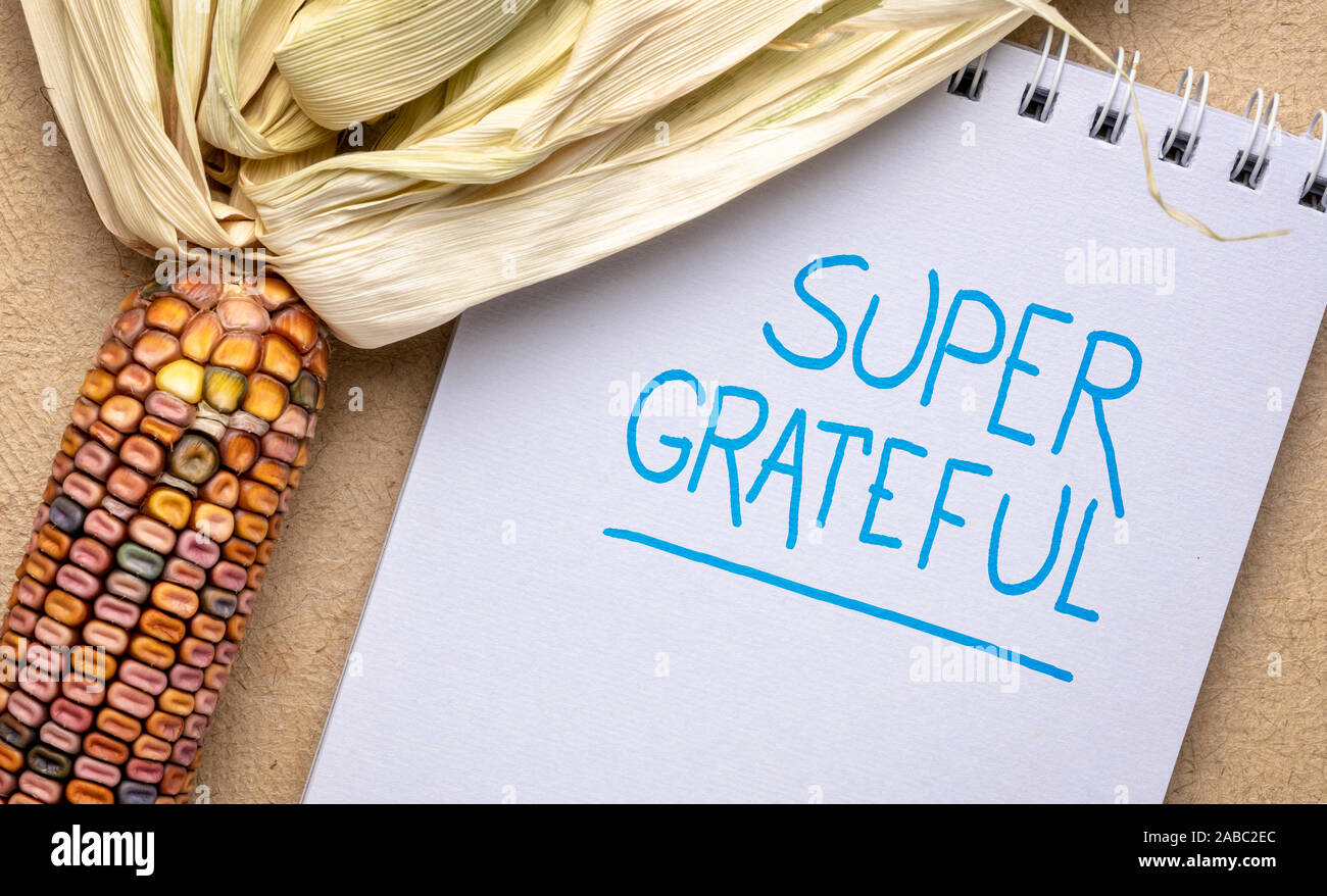 super grateful - inspirational and positive handwriting in a sketchbook ...