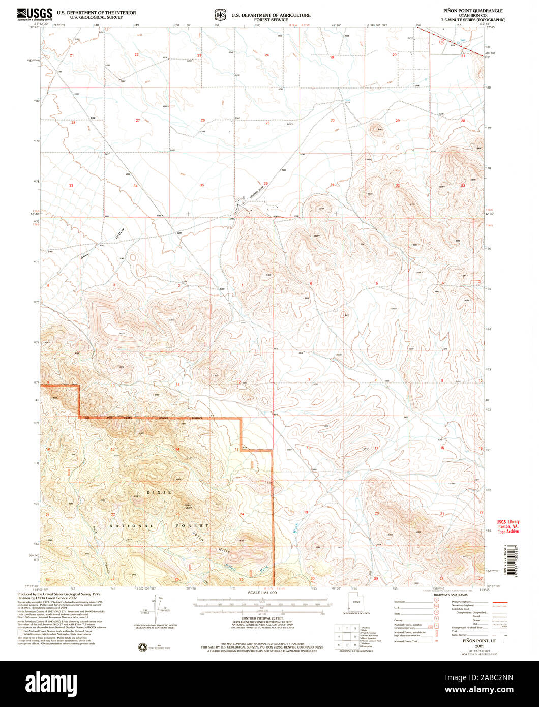 Map Of Pinon High Resolution Stock Photography and Images - Alamy