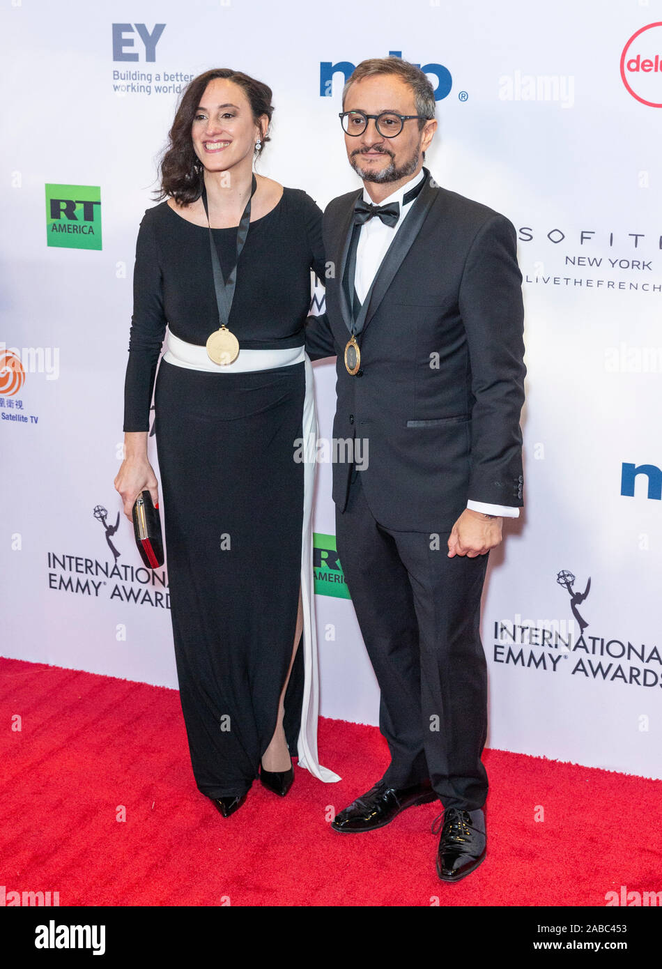 New York, NY - November 25, 2019: Andrea Tuozzo and Pablo Culell of 100 ...