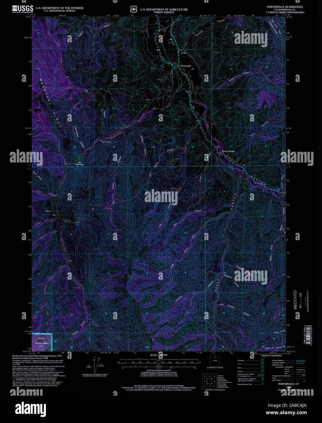 Map of porterville hi-res stock photography and images - Alamy