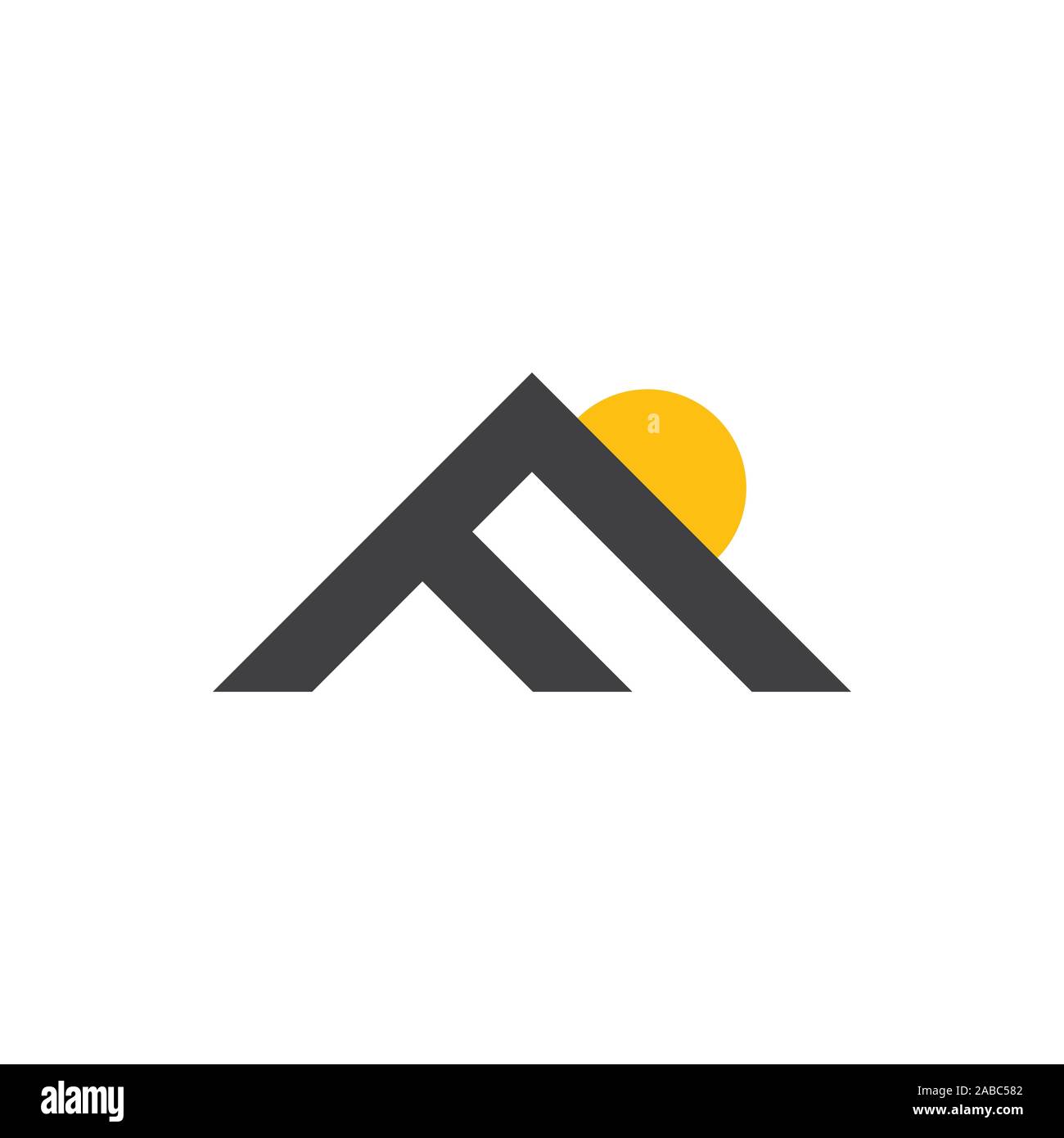 unique unusual geometric clear logo vector Stock Vector Image & Art - Alamy