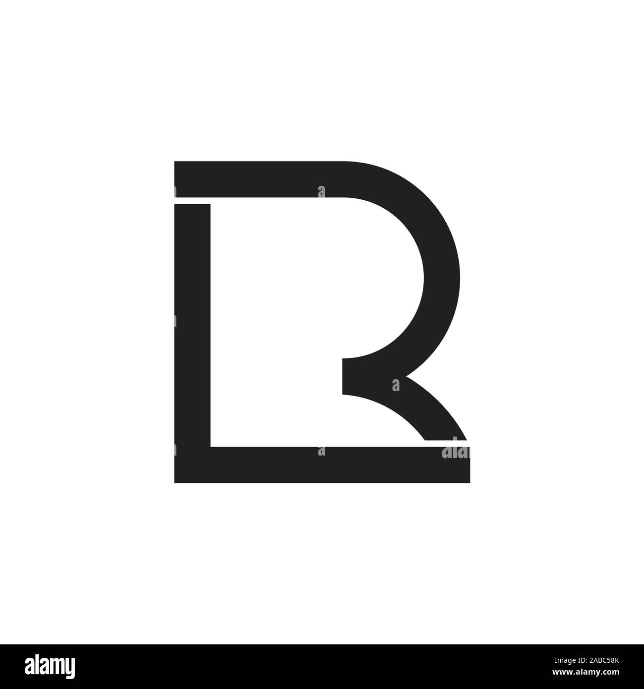 Rl letters Stock Vector Images - Alamy