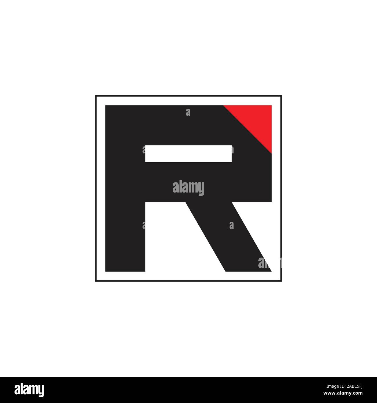 simple geometric font clear logo vector Stock Vector Image & Art - Alamy