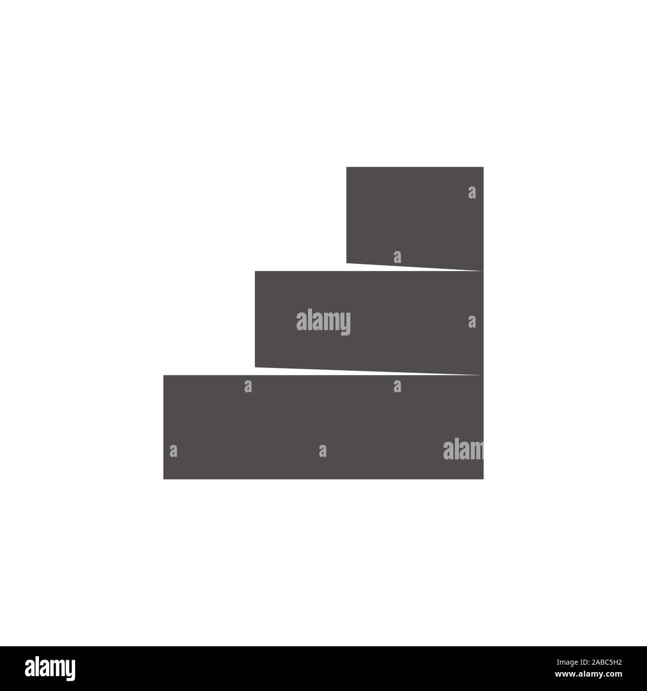 staircase ladder simple geometric logo vector Stock Vector Image & Art ...