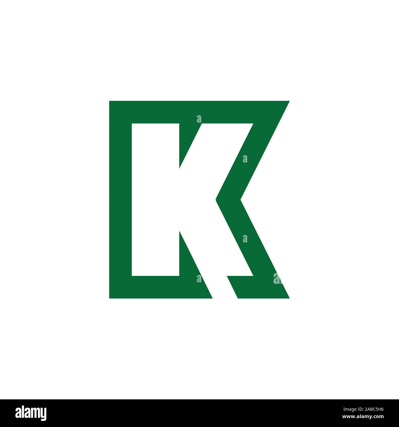 simple geometric font clear logo vector Stock Vector Image & Art - Alamy