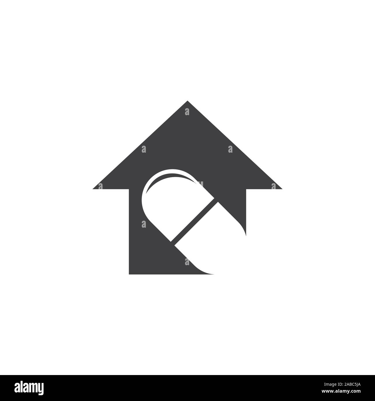 simple geometric font clear logo vector Stock Vector Image & Art - Alamy