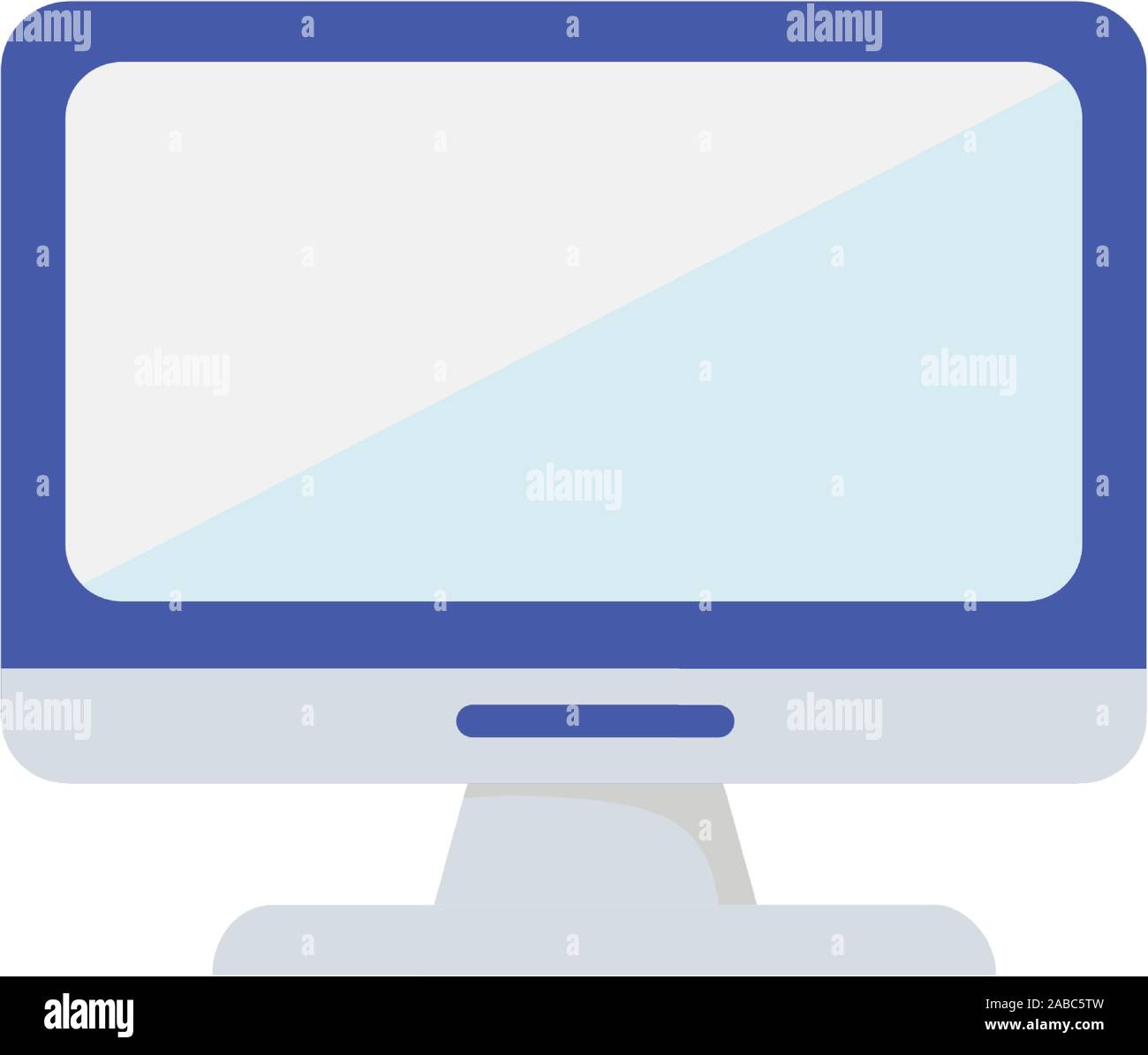 computer monitor device technology smart icon vector illustration Stock ...