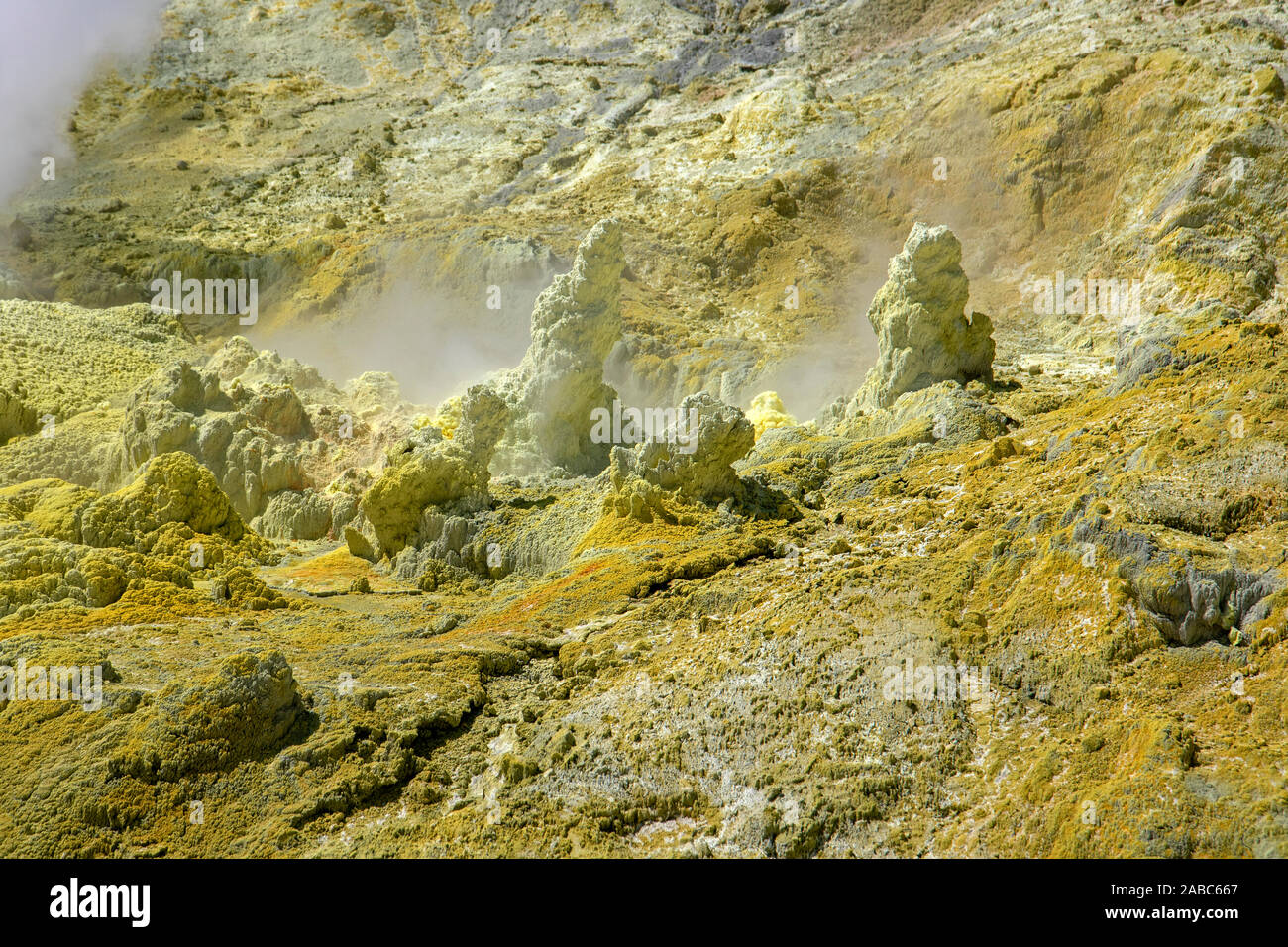 Whakaari (White Island), New Zealand's most active volcano Stock Photo ...