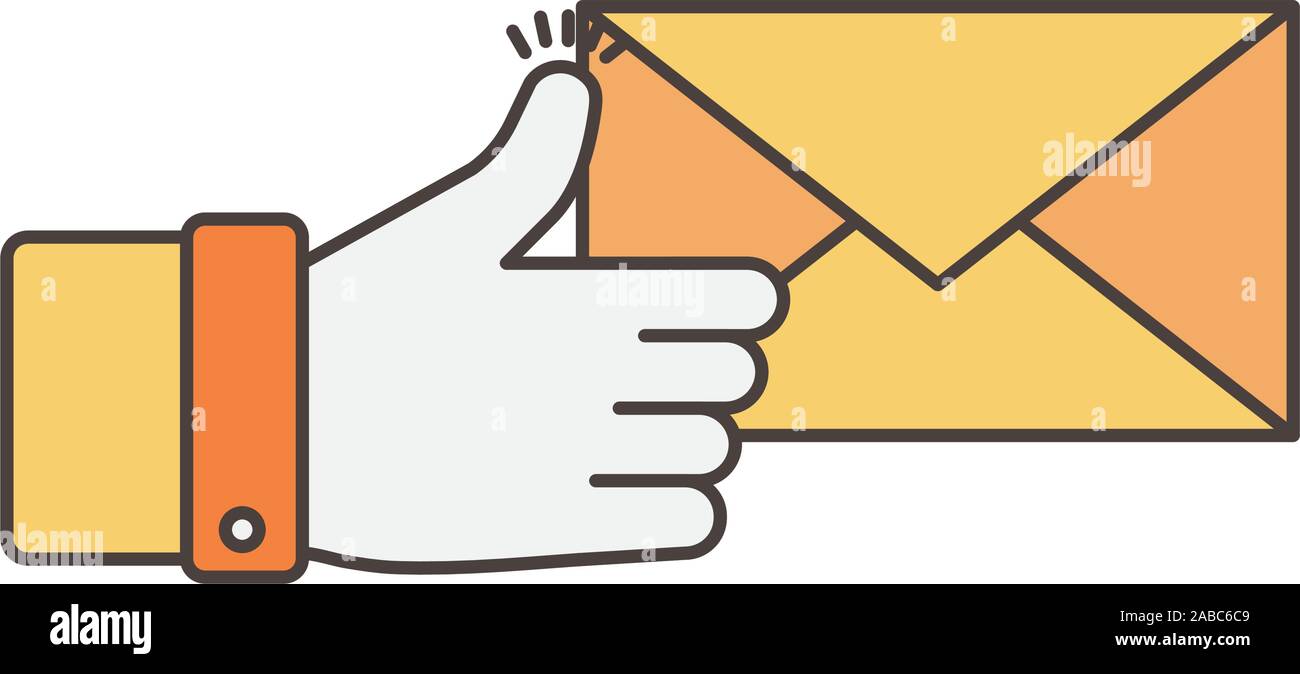 like message email social media icon vector illustration Stock Vector ...