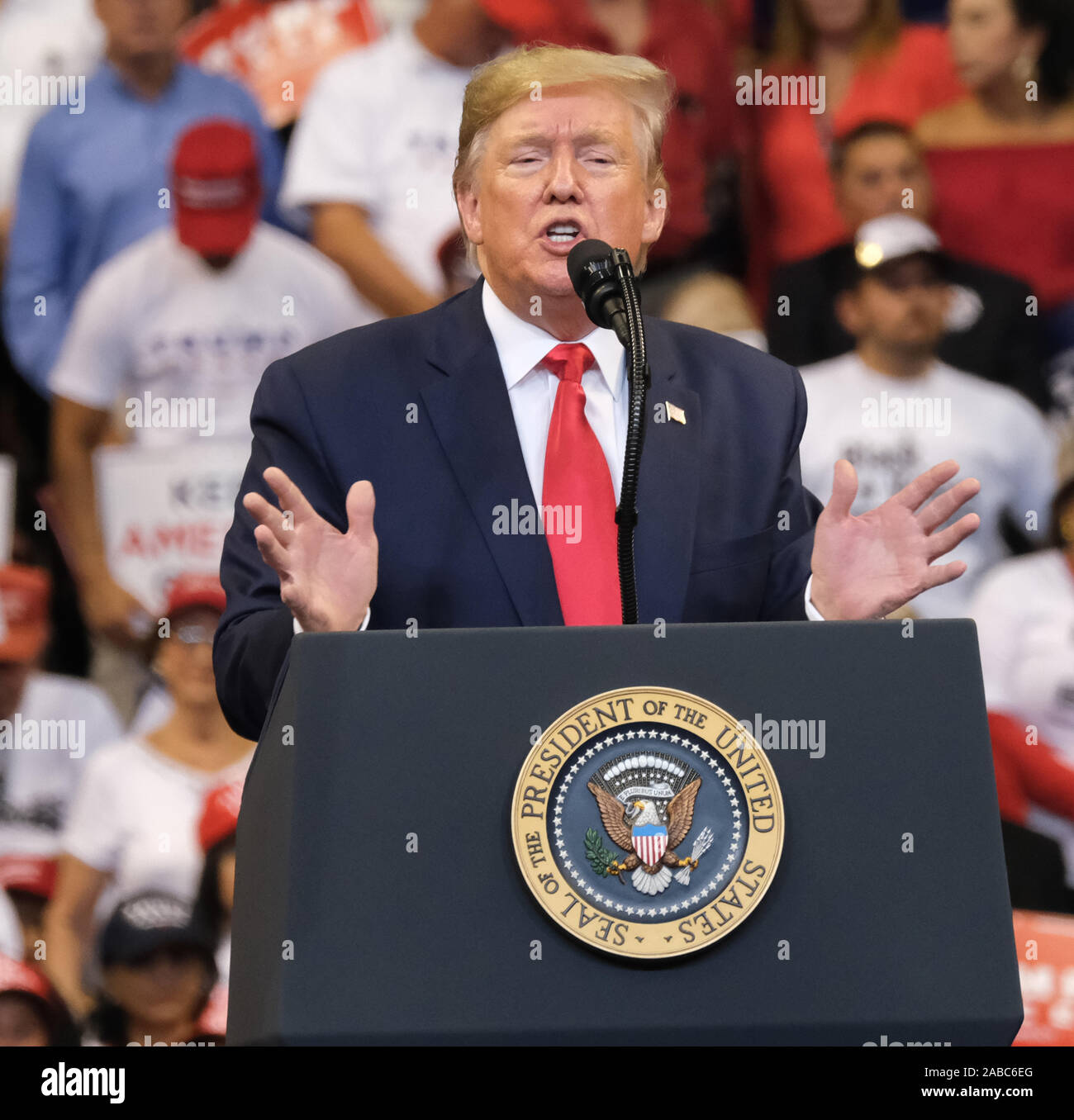 Sunrise, United States. 26th Nov, 2019. United States President Donald ...