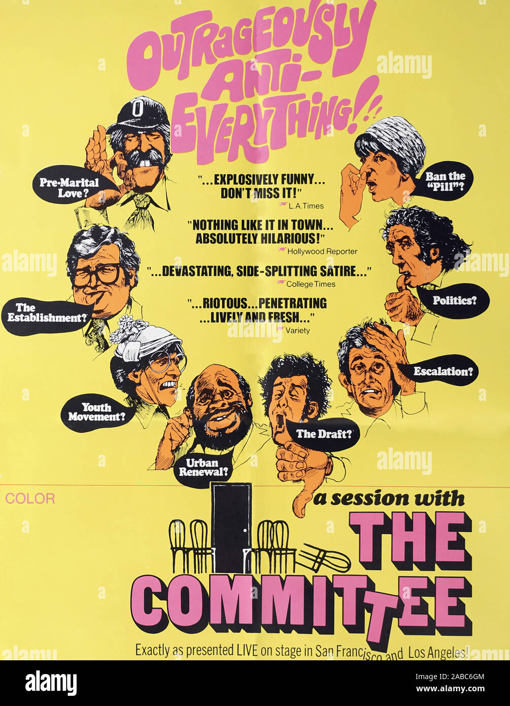 THE COMMITTEE, poster, 1968 Stock Photo - Alamy