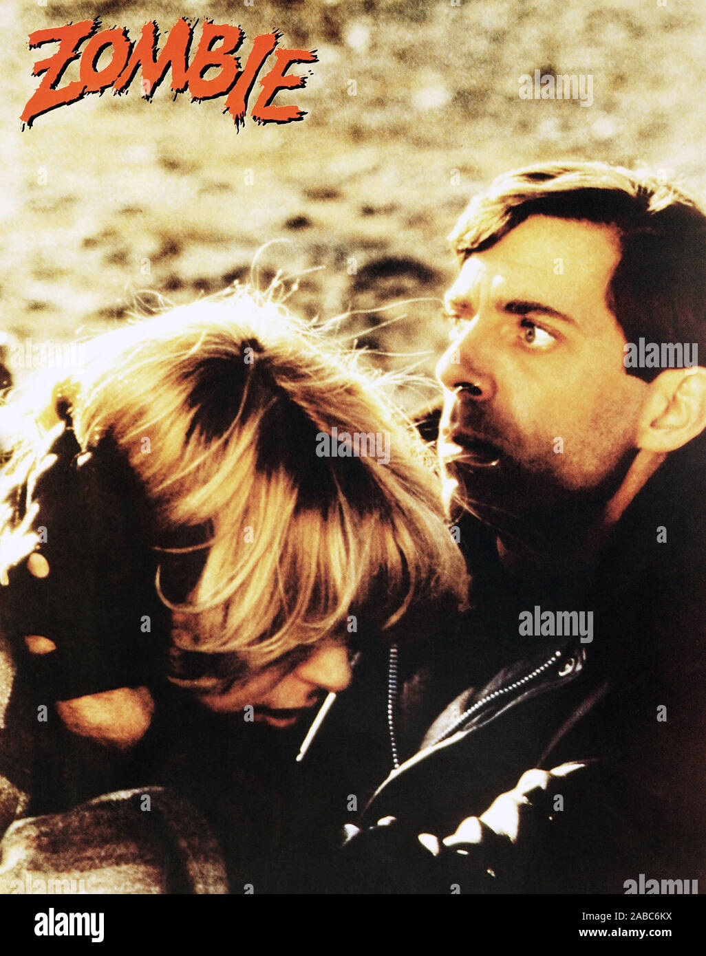 DAWN OF THE DEAD, (aka ZOMBIE), European lobbycard, from left: Gaylen ...