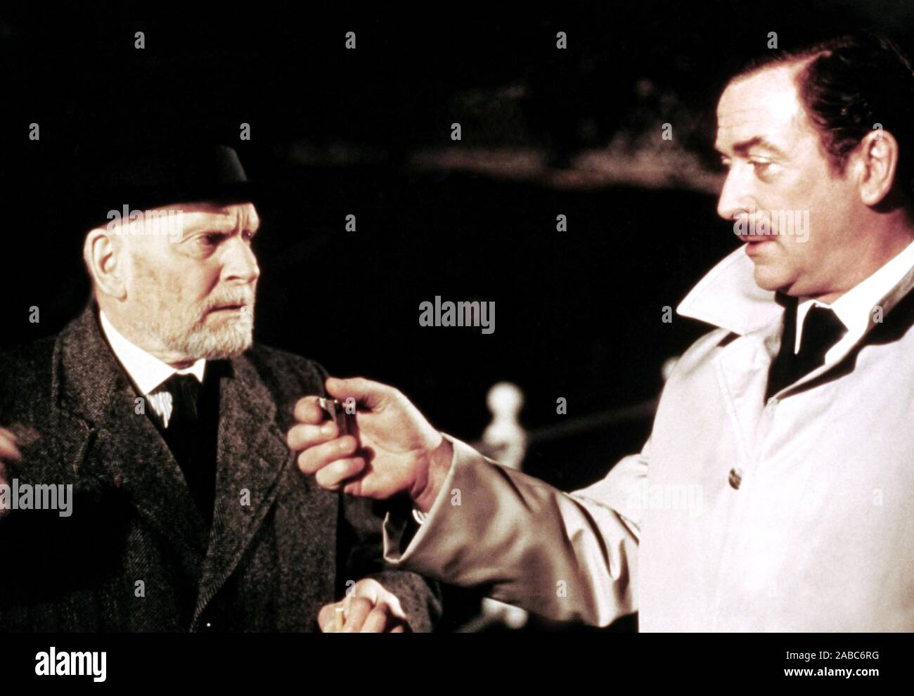 THE JIGSAW MAN, from left, Laurence Olivier, Michael Caine, 1983 ...