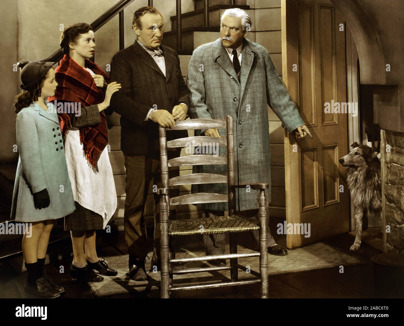 LASSIE COME HOME, from left: Elizabeth Taylor, Elsa Lanchester, Donald ...