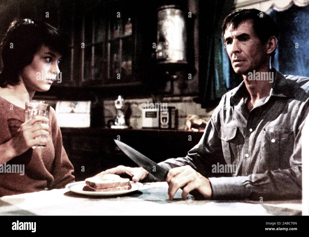 PSYCHO II, from left, Meg Tilly, Anthony Perkins, 1983, ©Universal ...