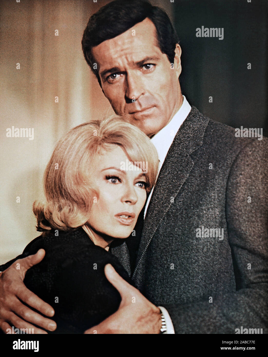 TOPAZ, from left: Dany Robin, Frederick Stafford, 1969 Stock Photo - Alamy
