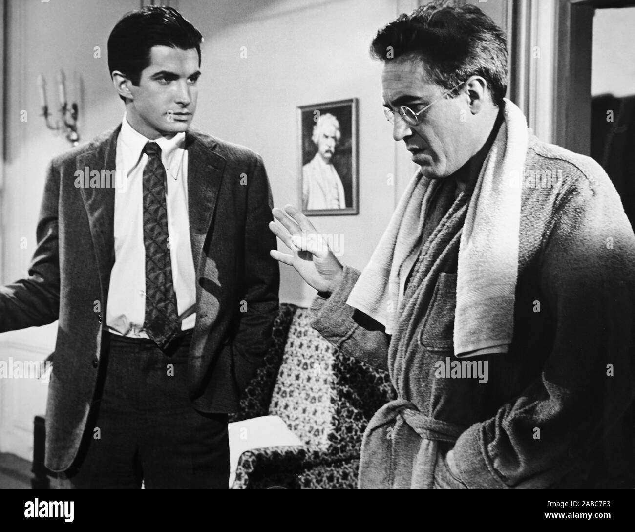 ACT ONE, from left: George Hamilton, Jason Robards, 1963 Stock Photo ...