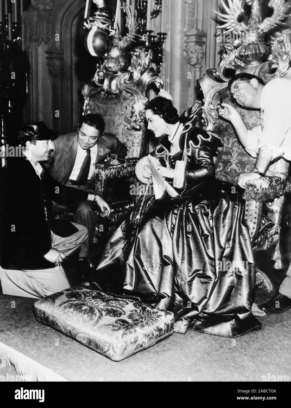 ADVENTURES OF DON JUAN, from left: cinematographer Woody Bredell ...