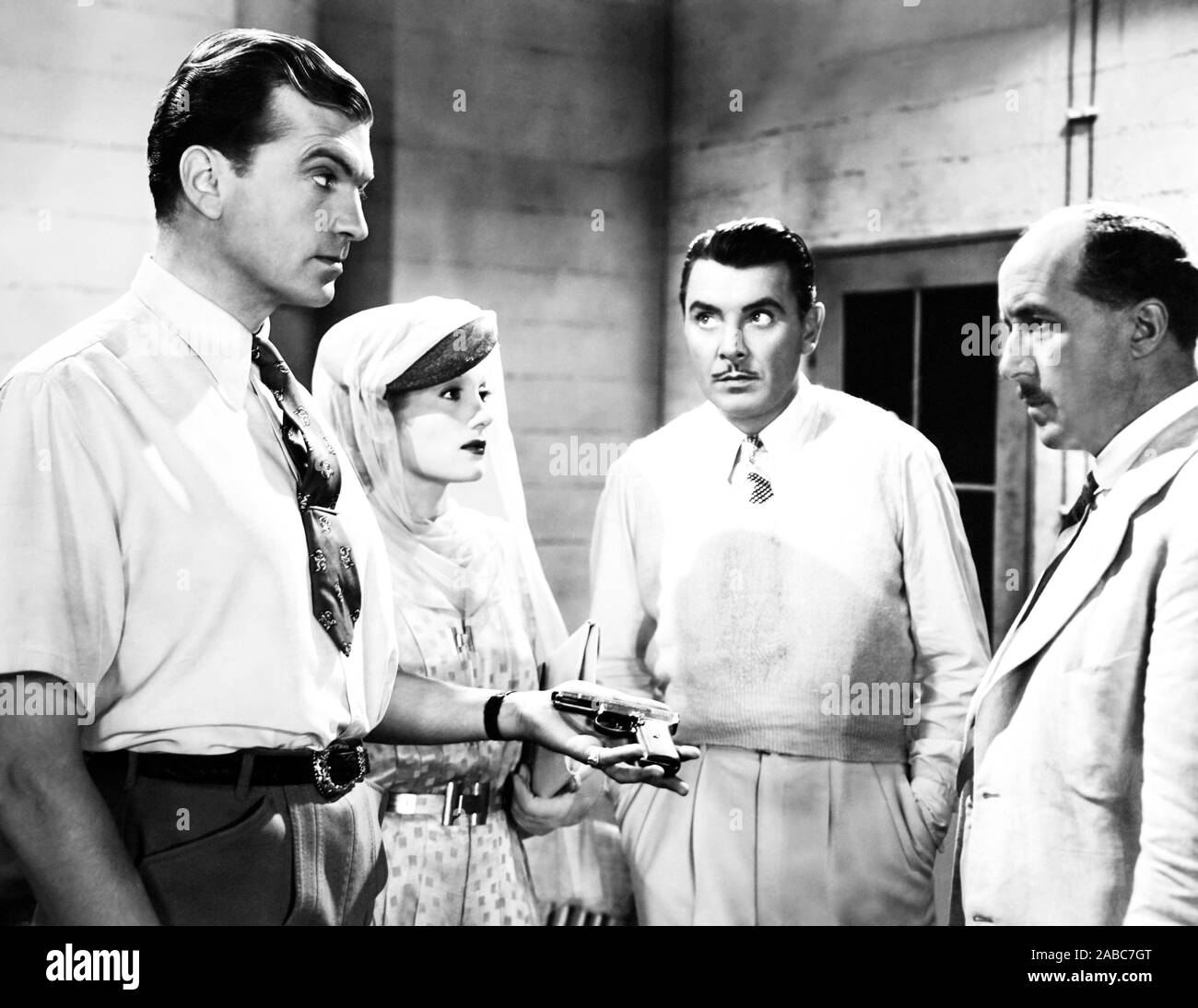 ADVENTURE IN DIAMONDS, from left, John Loder, Isa Miranda, George Brent ...