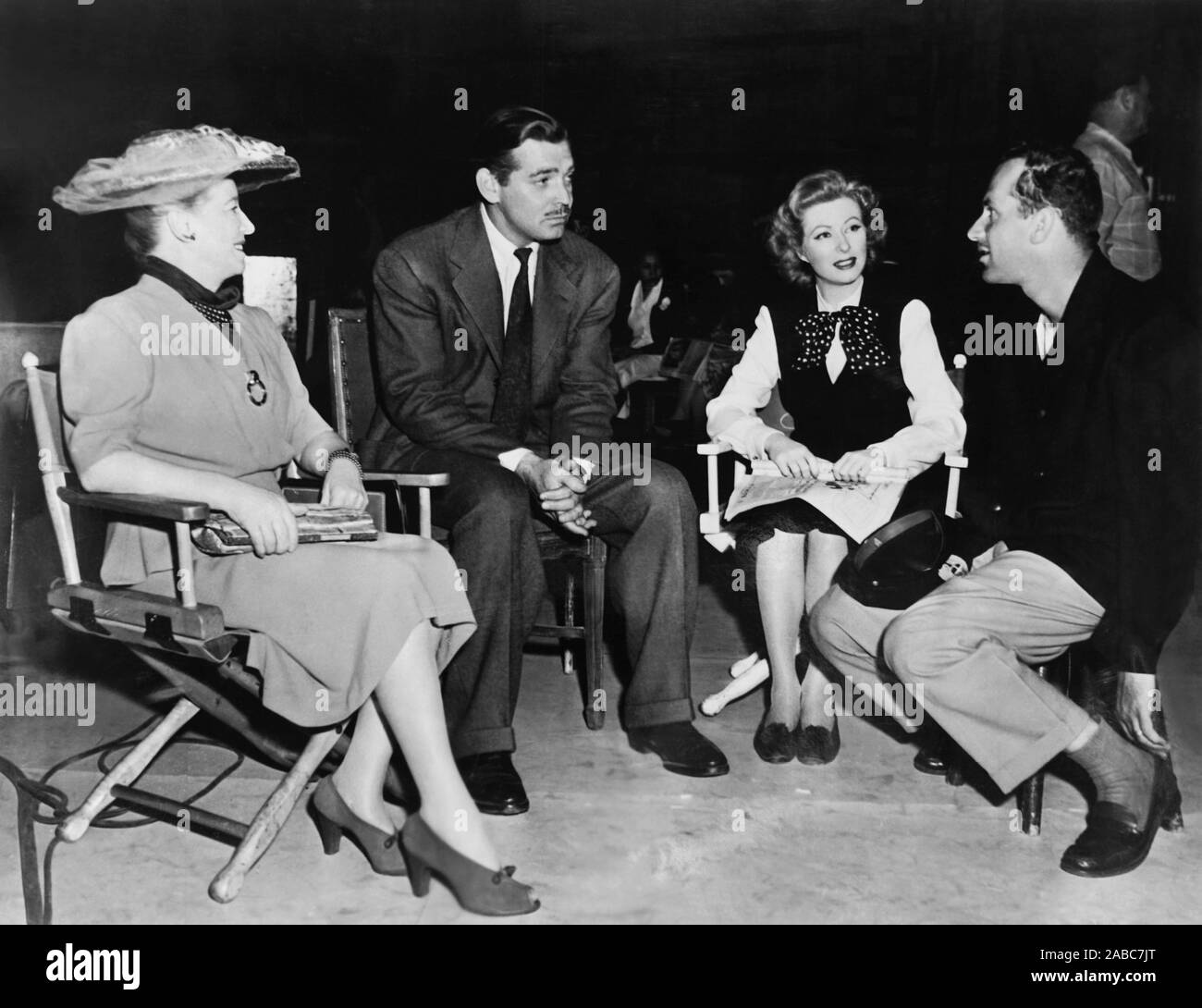 ADVENTURE, from left: Nina Garson, Clark Gable, Greer Garson, Keenan ...