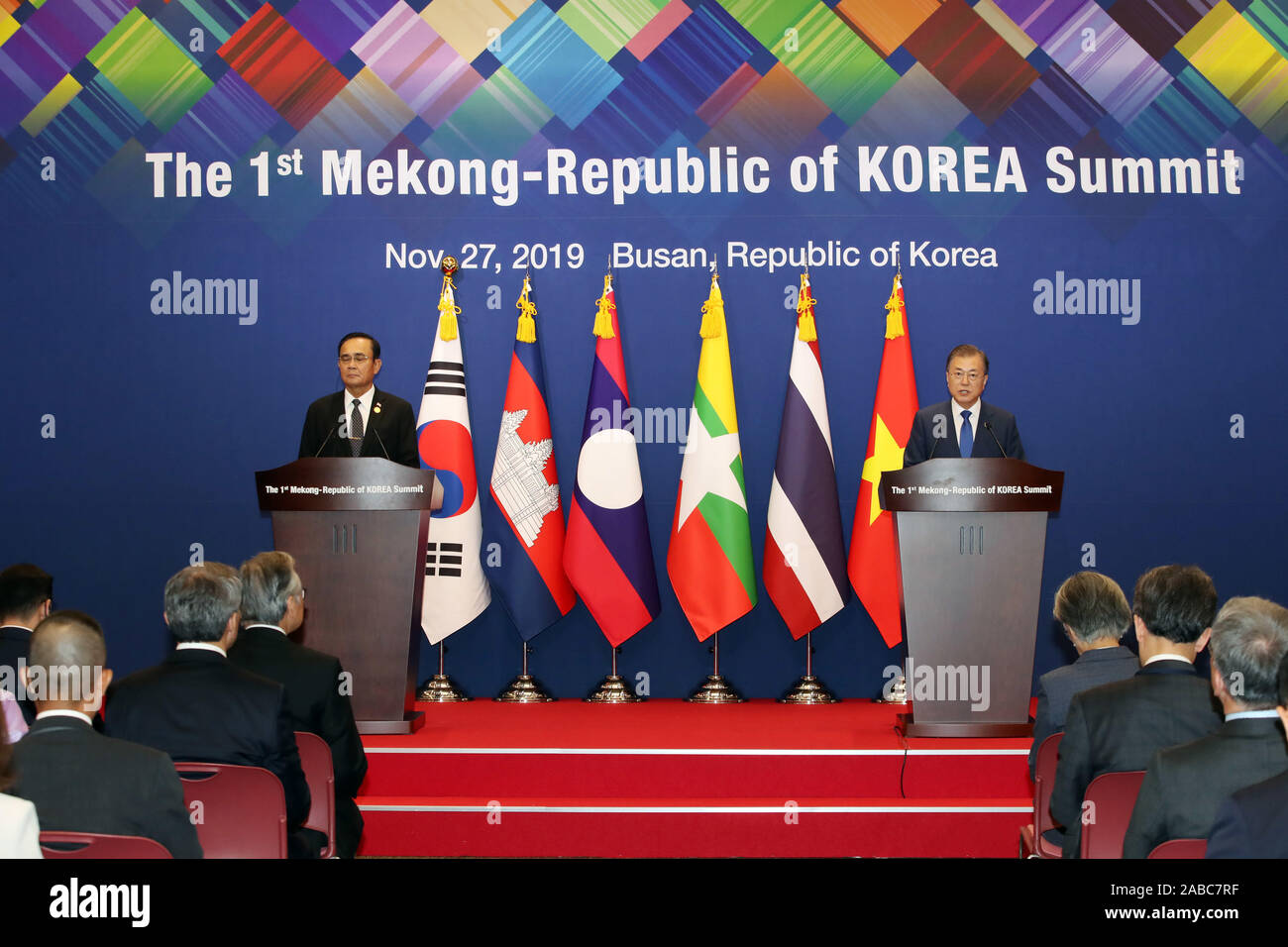 Busan, South Korea. 27th Nov, 2019. 27th Nov, 2019. Mekong-ROK summit ...