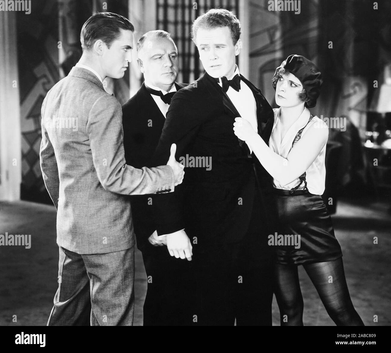 ALIBI, from left: Chester Morris, Harry Stubbs, Regis Toomey, Irma ...