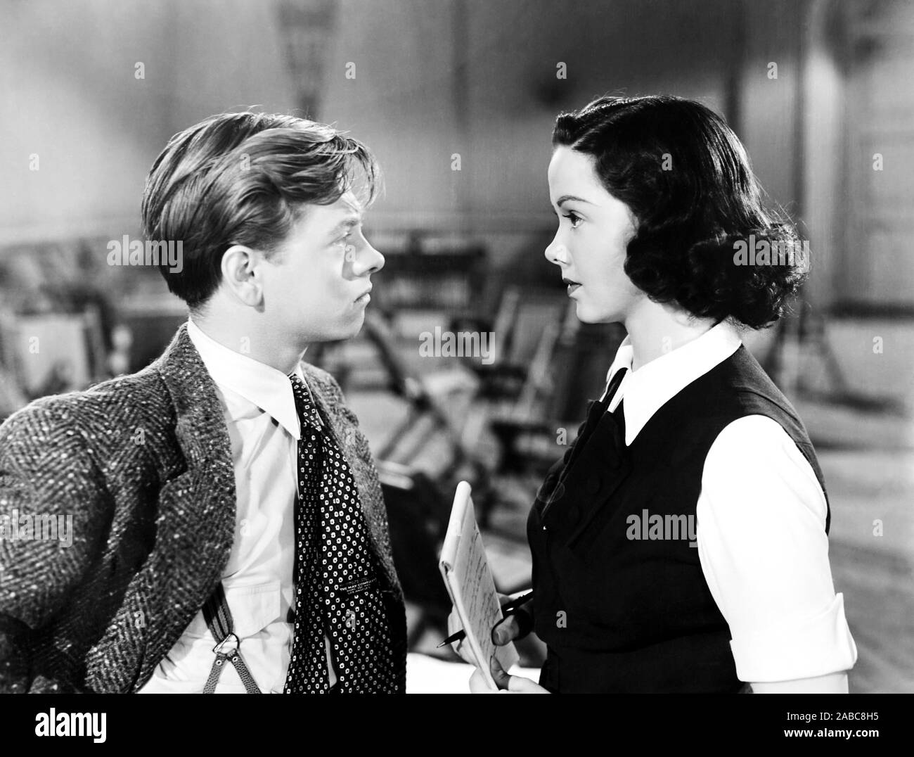 ANDY HARDY'S PRIVATE SECRETARY, from left, Mickey Rooney, Kathryn ...