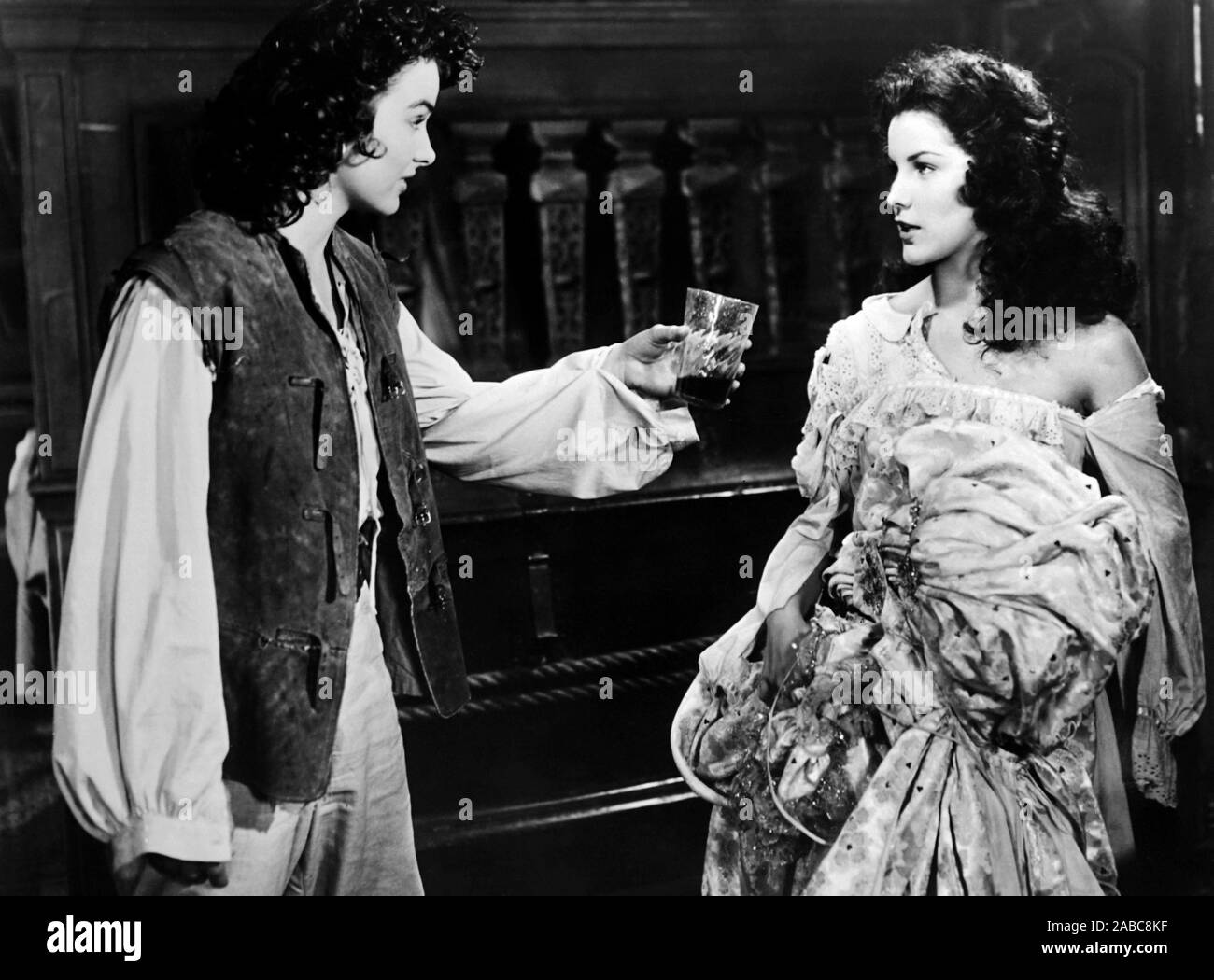 ANNE OF THE INDIES, from left, Jean Peters, Debra Paget, 1951. TM ...