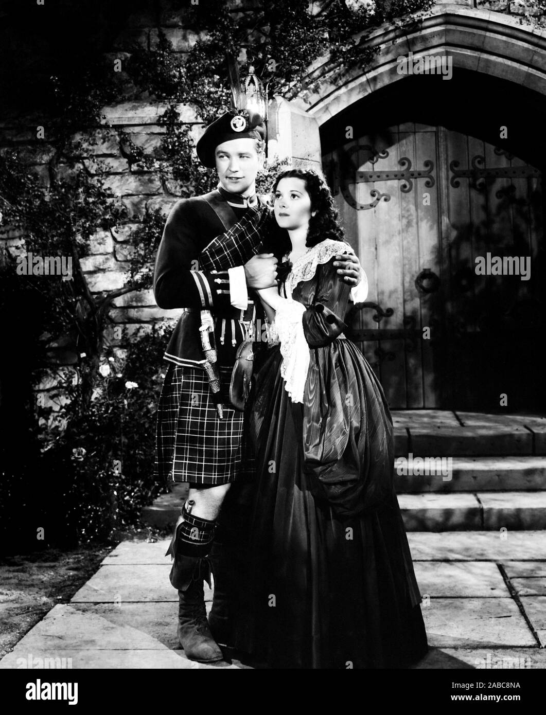 ANNIE LAURIE, from left, Dennis Morgan, Ann Rutherford, 1936 Stock ...