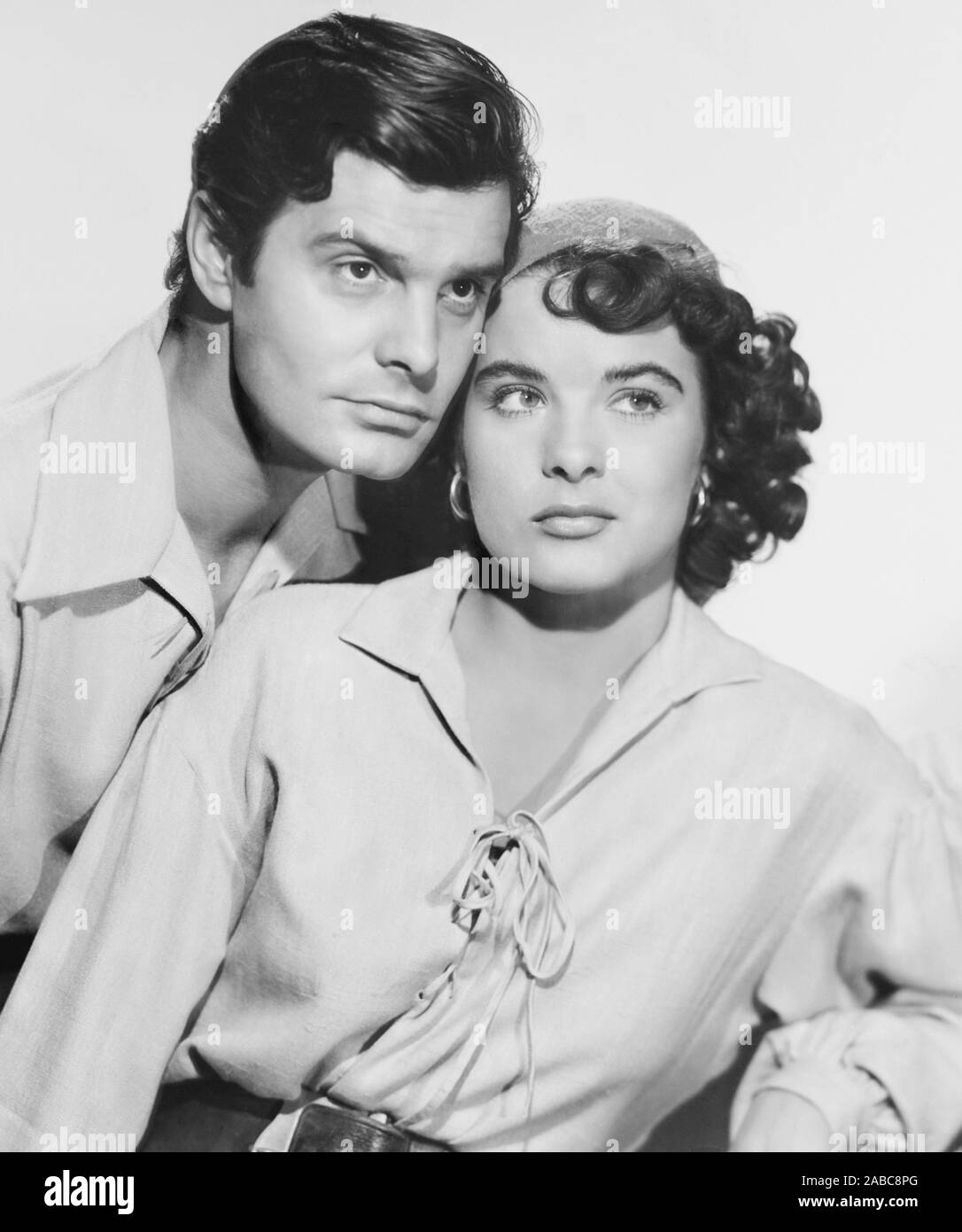 ANNE OF THE INDIES, from left: louis Jourdan, Jean Peters, 1951, TM ...