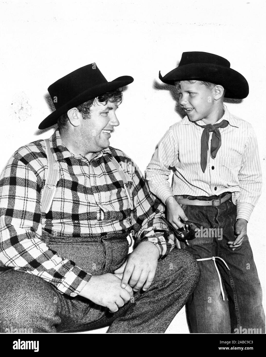 BADLANDS OF DAKOTA, Andy Devine, with his son Timothy (aka Tad) Devine ...