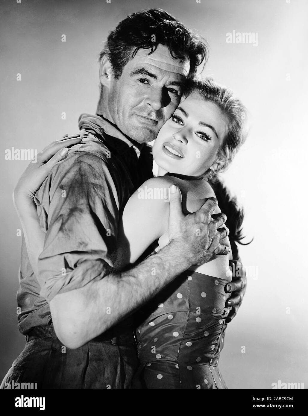 BACK FROM ETERNITY, from left: Robert Ryan, Anita Ekberg, 1956 Stock ...