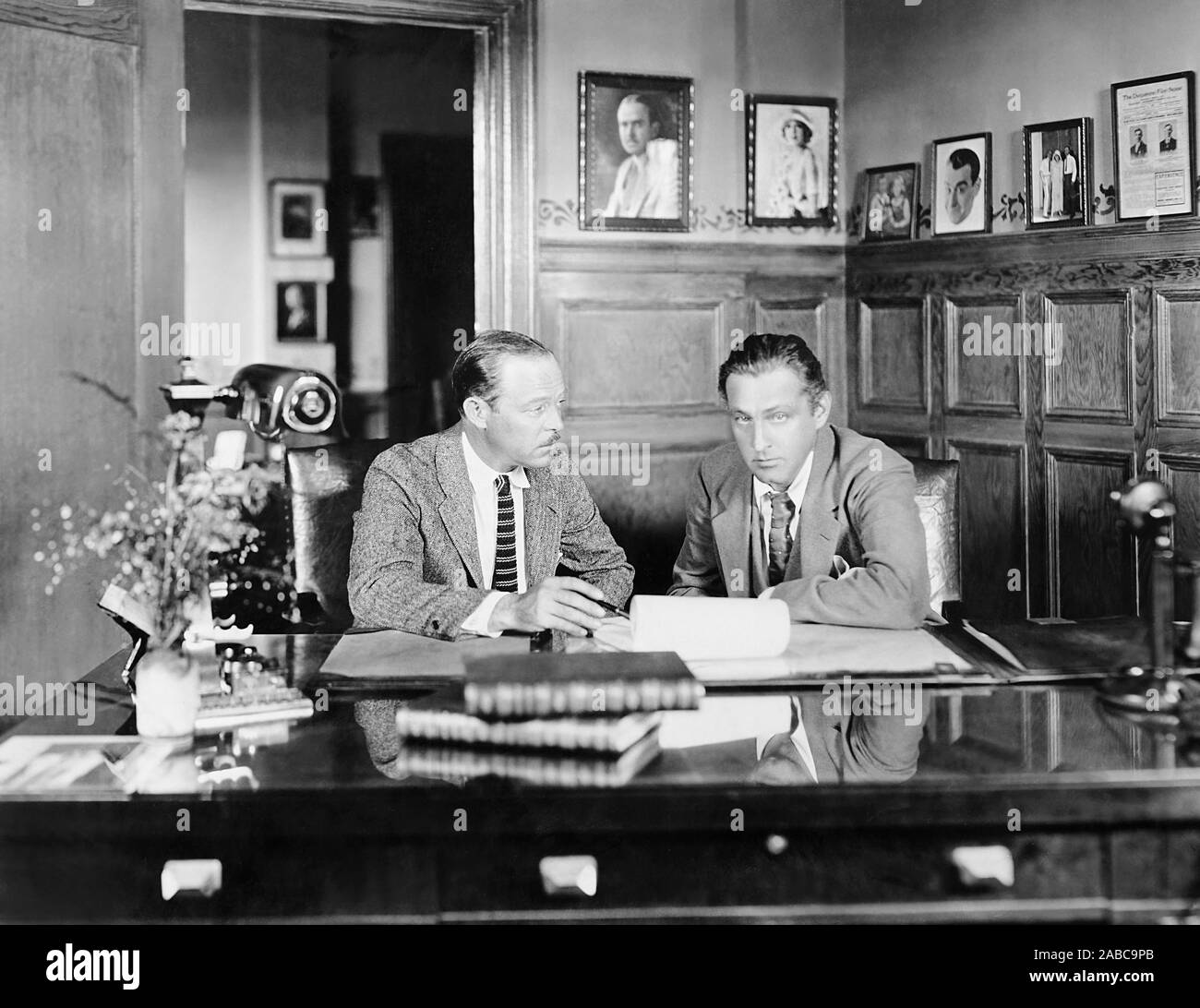 BEAU BRUMMEL, from left: director Harry Beaumont in conference with ...