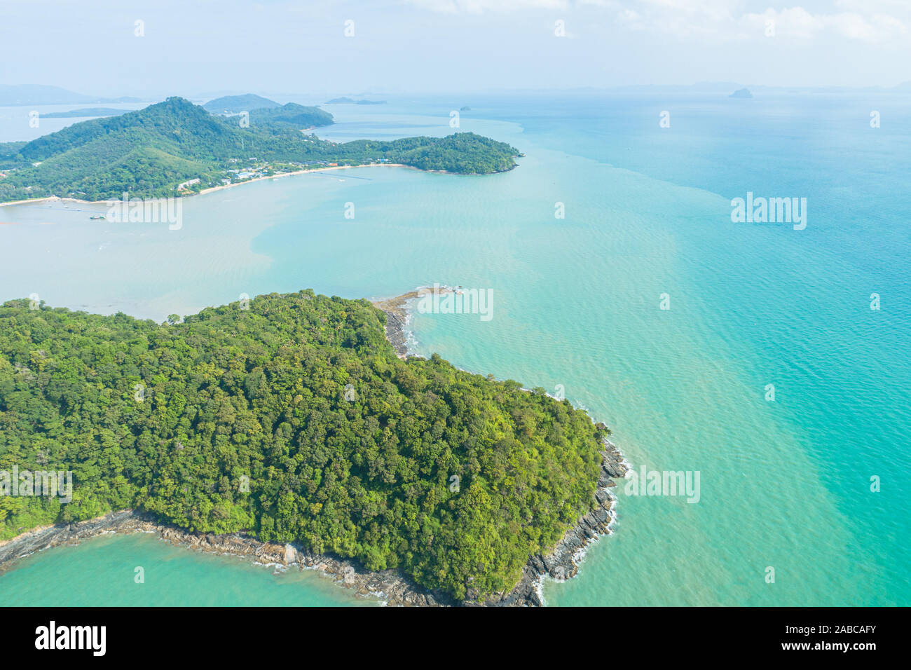 aerial view Laem Tukkae Koh Siray Phuket Thailand Stock Photo - Alamy