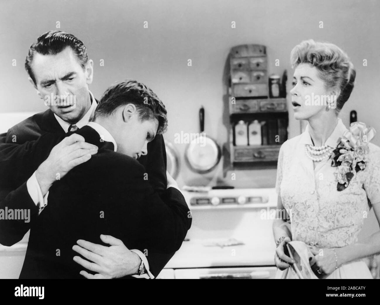 BLUE DENIM, from left: Macdonald Carey, Brandon De Wilde, Marsha Hunt ...