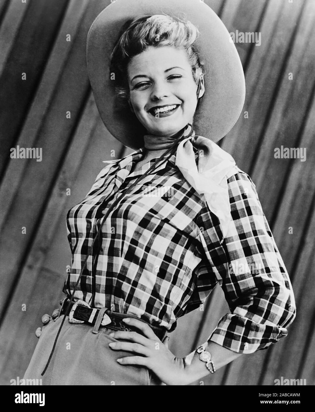 BLUE CANADIAN ROCKIES, Gail Davis, 1952 Stock Photo - Alamy