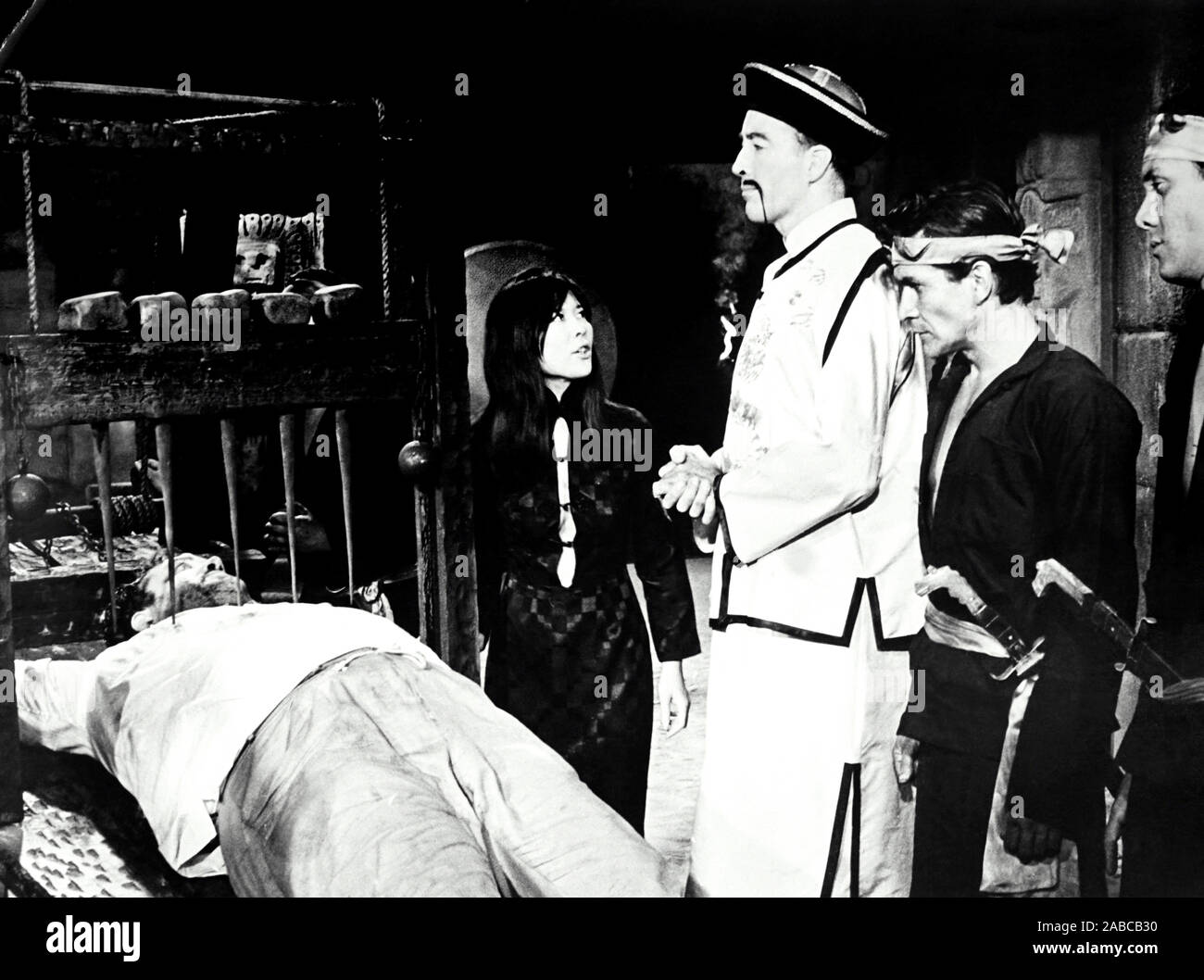 THE BLOOD OF FU MANCHU, from left, Richard Greene, Tsai Chin ...