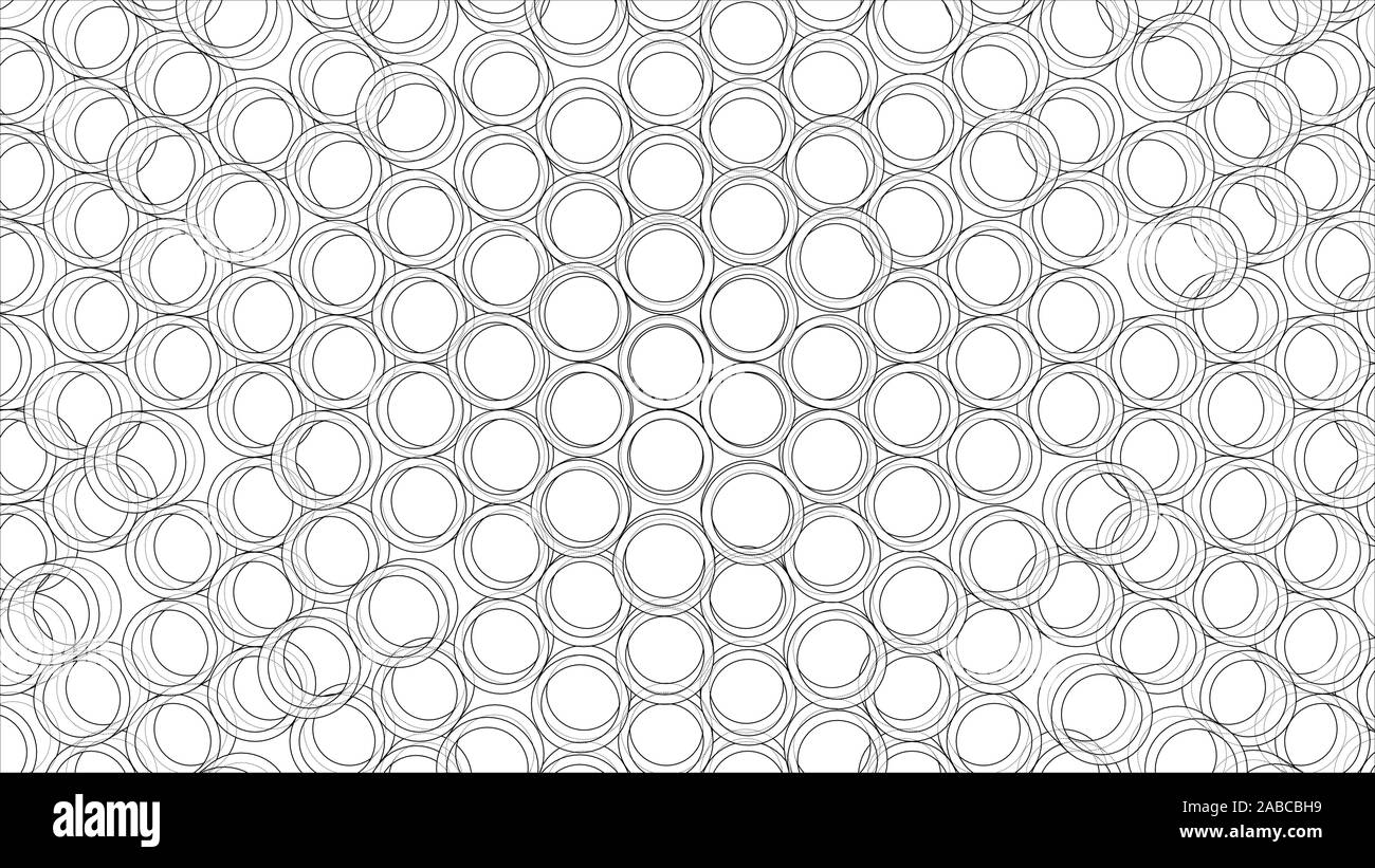 Abstract background of tubes outline. Vector rendering of 3d. Wire-frame style. The layers of ...